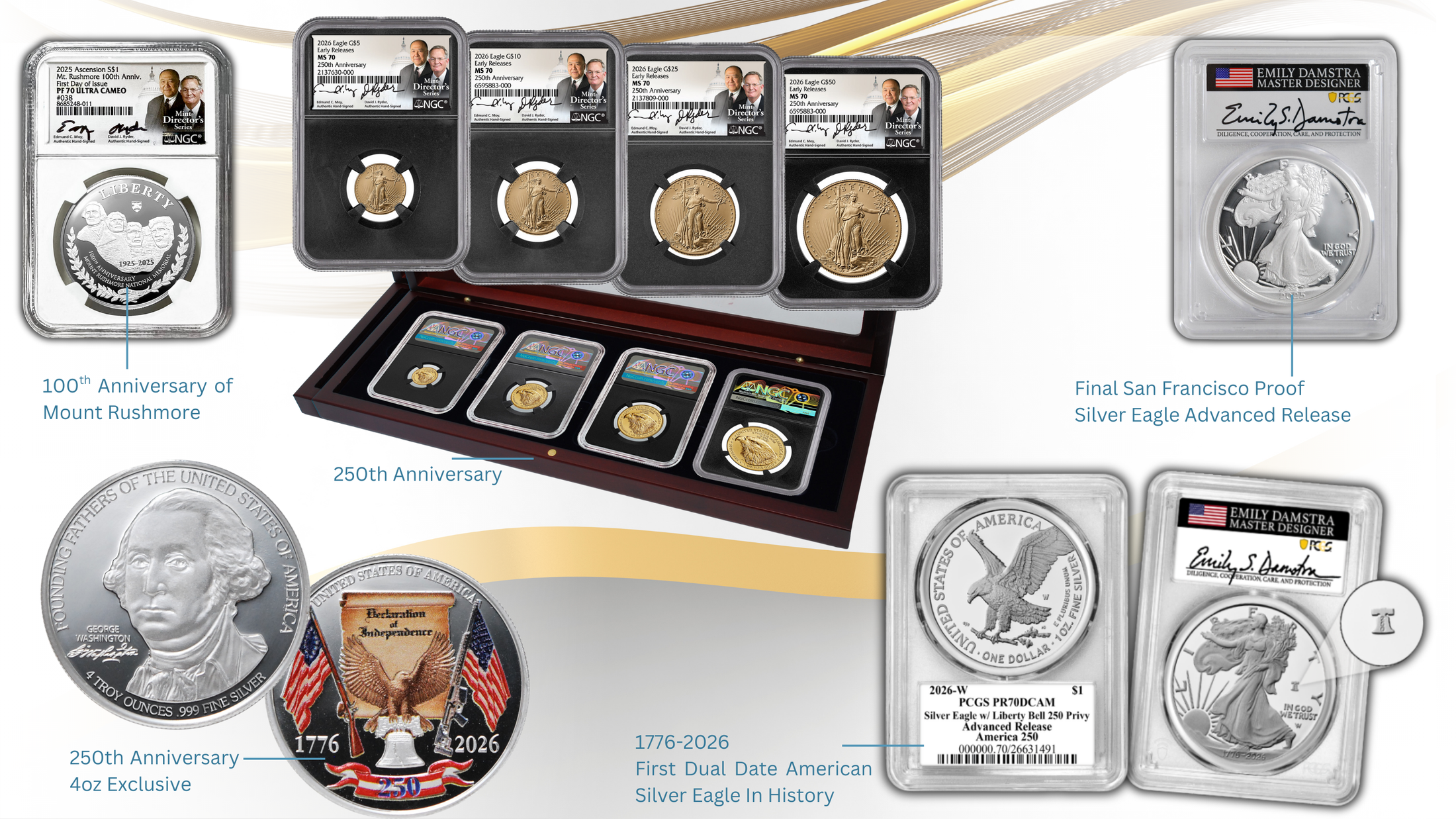 Westminster Mint Numismatics Rarities - Gold, Silver Bullion and coins