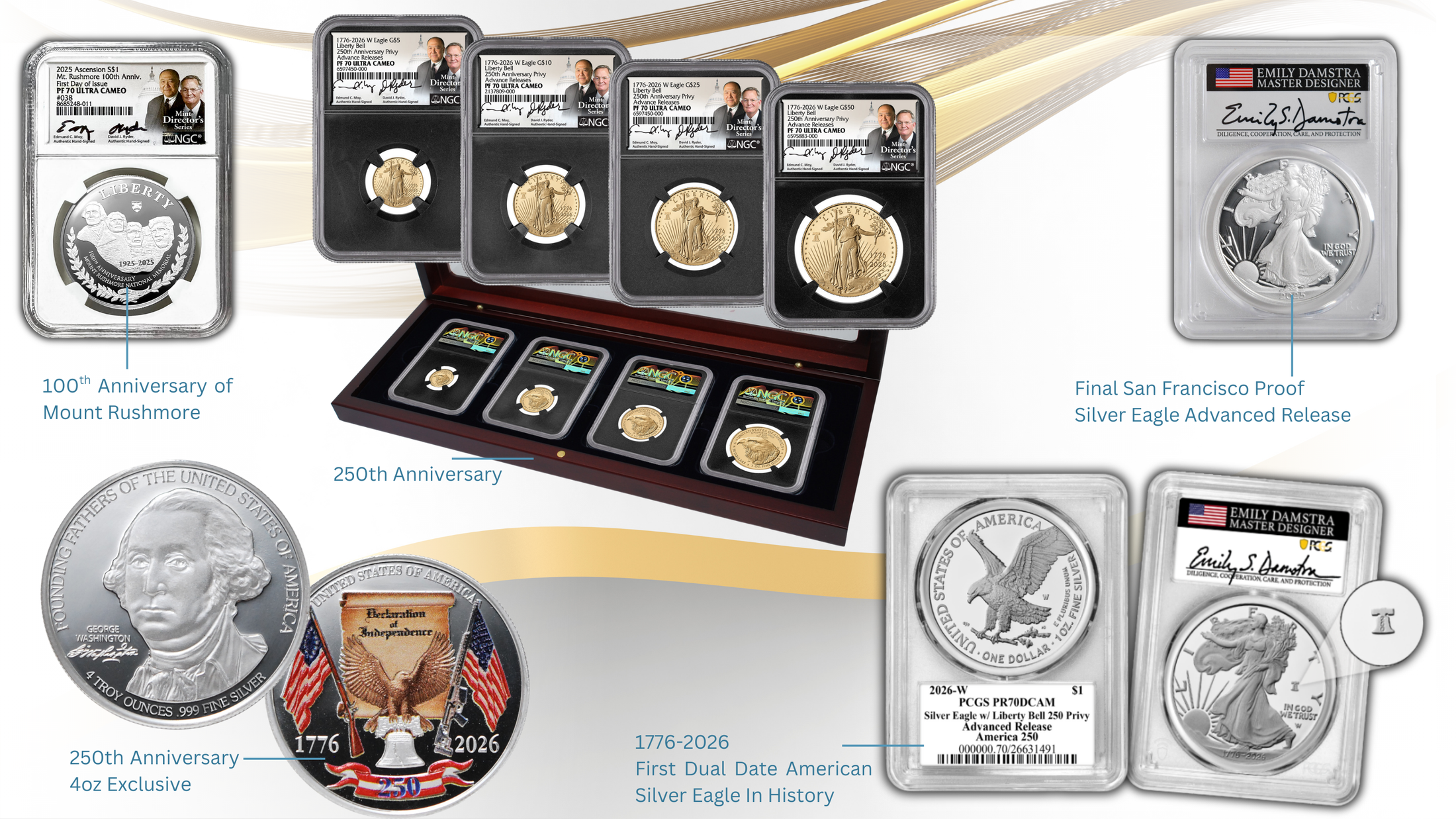 Westminster Mint Numismatics Rarities - Gold, Silver Bullion and coins